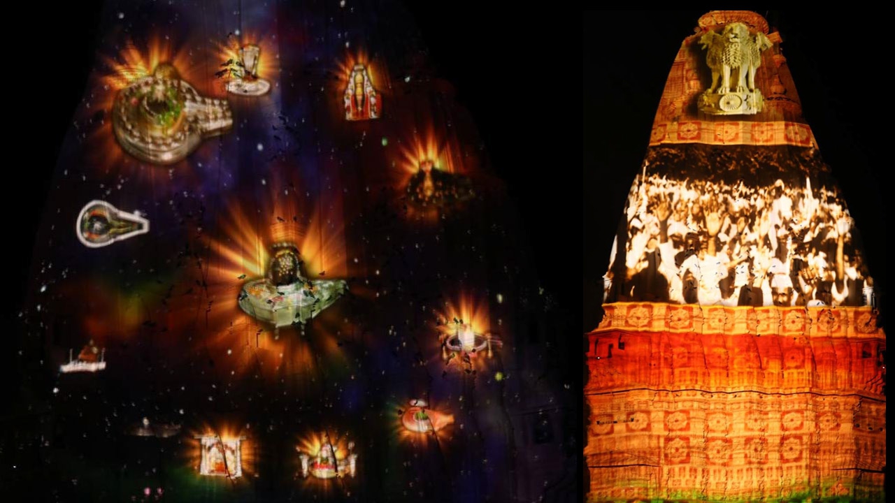 EDCCTS | Somnath Temple 3D Projection Mapping